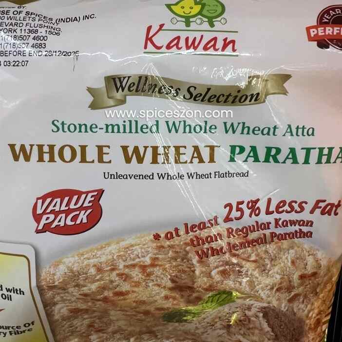 Kawan Whole Wheat Paratha 25 Pcs